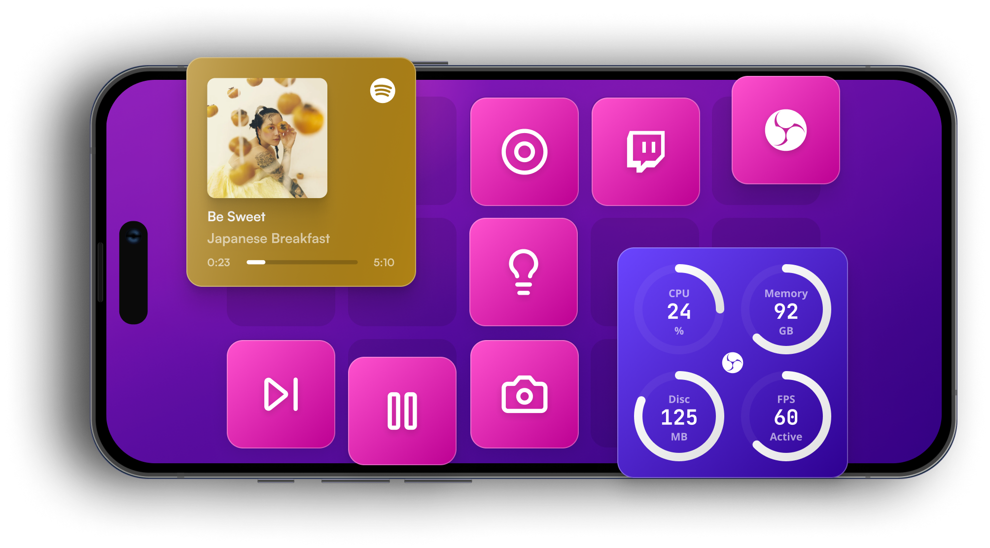 Overdeck – A mobile alternative to streaming controllers